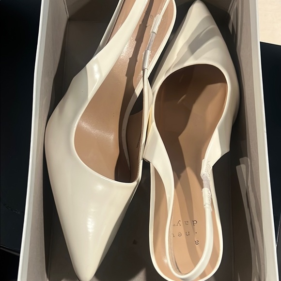 a new day | Shoes | Elegant Cream Womens Slingback Heels | Poshmark